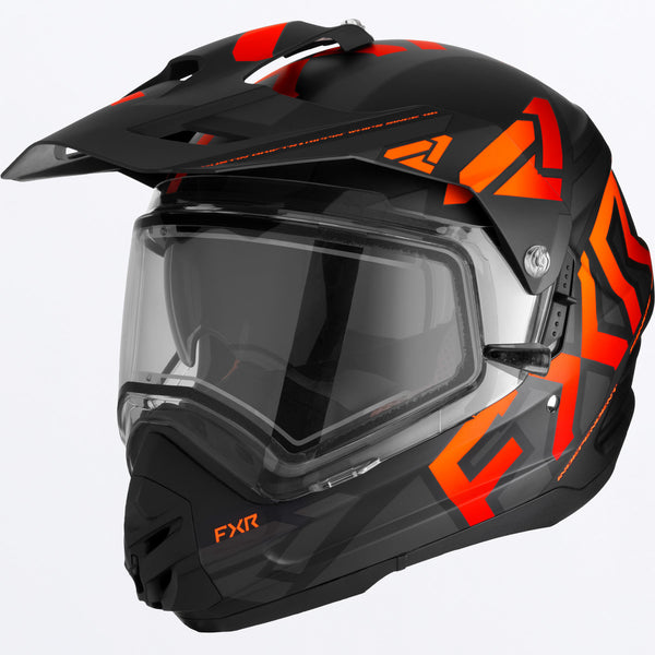 Torque X Team Helmet w/ E Shield & Sun Shade – FXR Racing USA