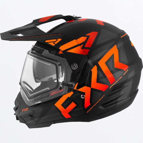 Torque X Team Helmet w/ E Shield & Sun Shade – FXR Racing USA